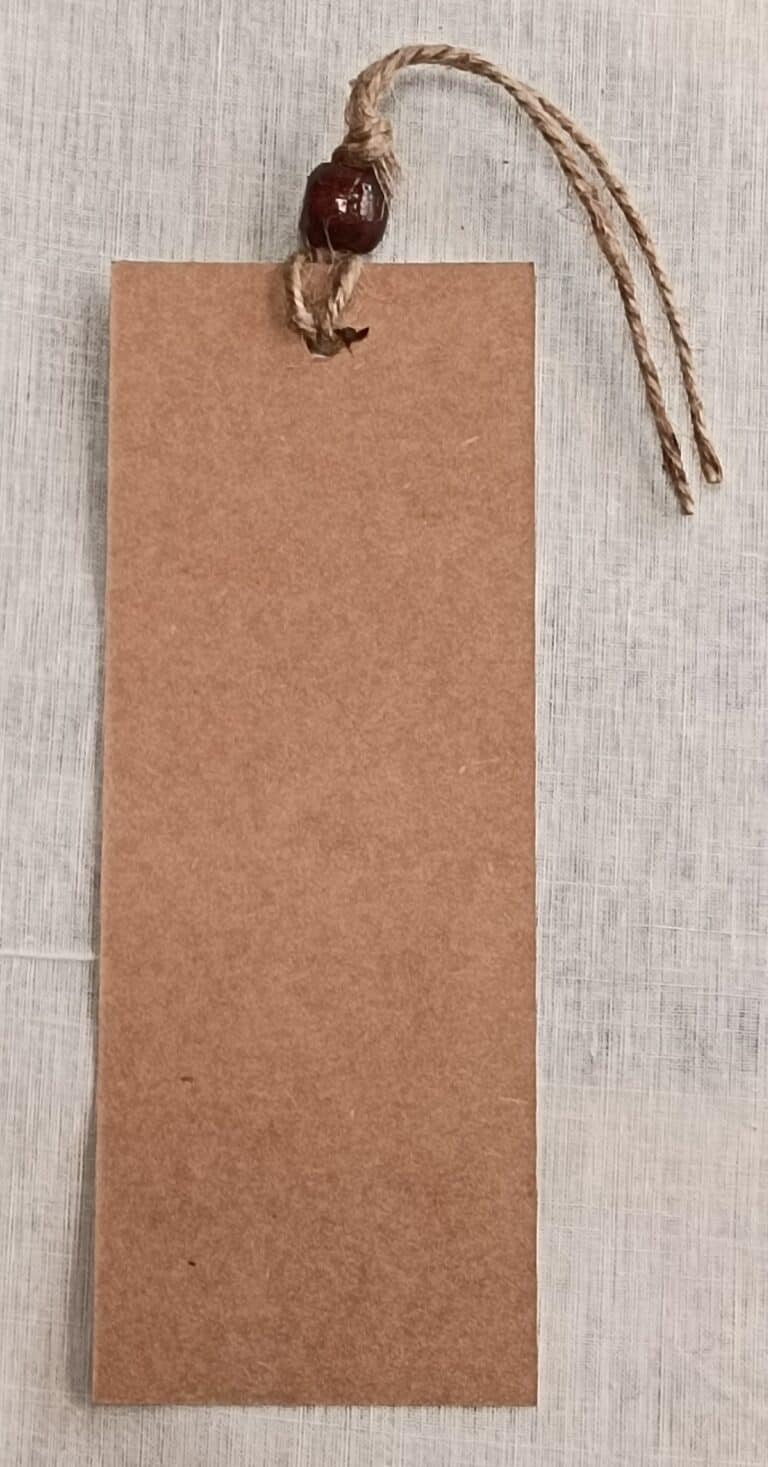 Buy Rustic and Eco-Friendly Brown Paper Bookmark Online ₹ 35
